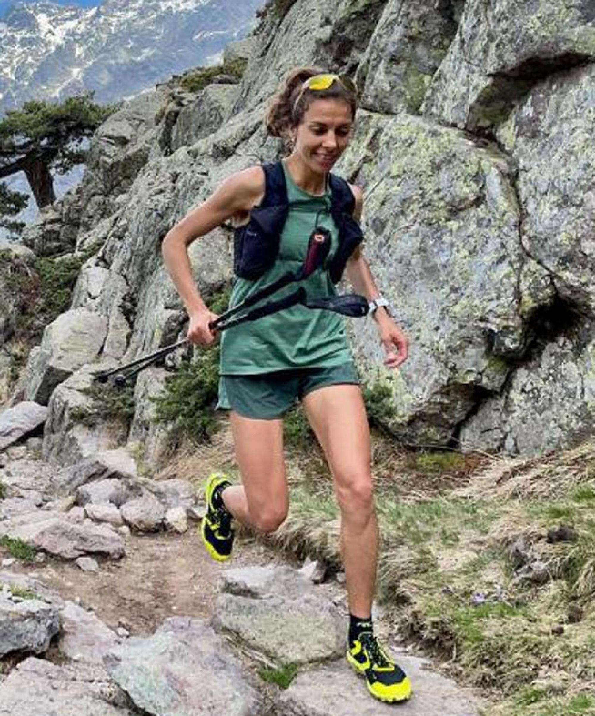 Anne-Lise Rousset batte a prova di u GR 20